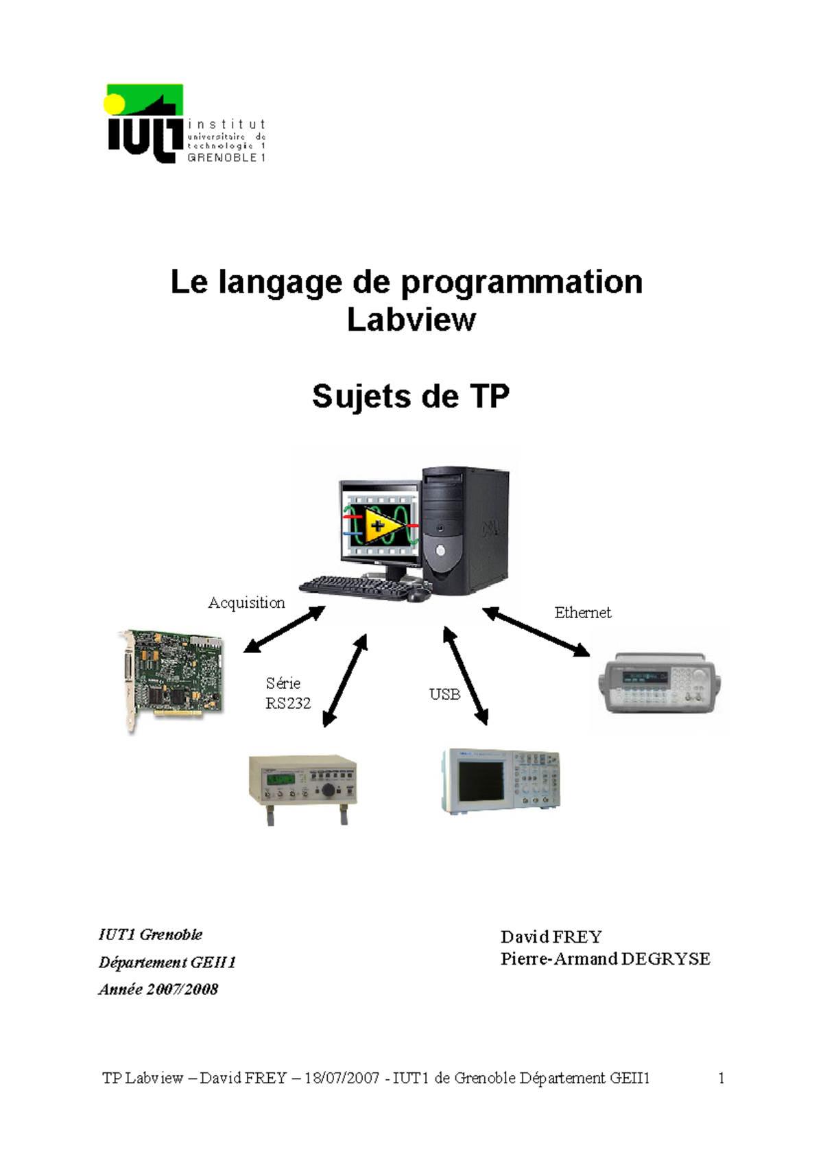 Cours-gratuit - Notes de cours 10 - Le langage de programmation Labview ...