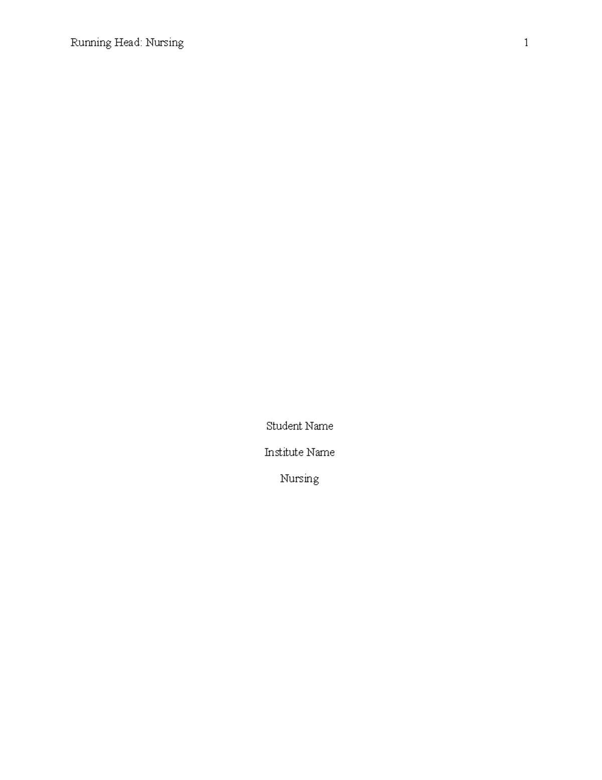 Nursing Business Management Assessment Notes Student Name Institute nursing-business-management-assessment-notes-student-name-institute