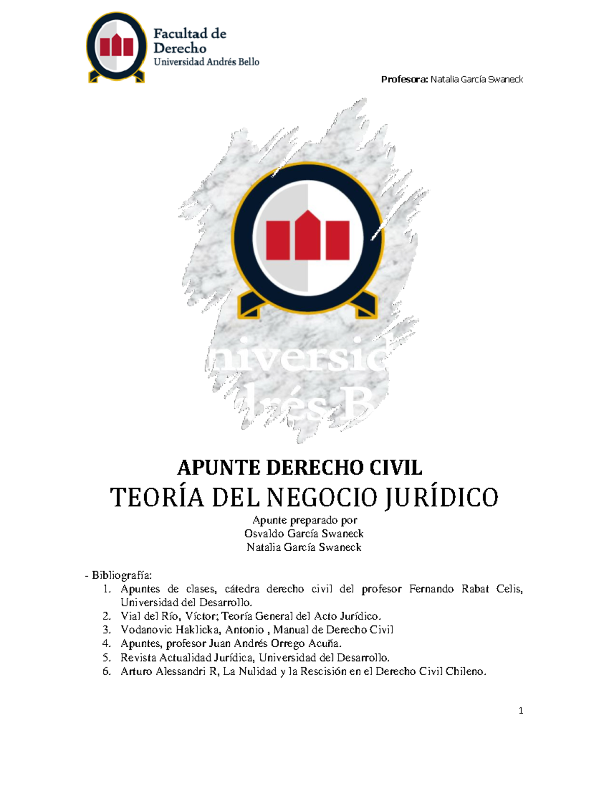 Apunte I Concepto, clasificaci Ã³n y elementos del Acto Jur Ã­dico - APUNTE DERECHO CIVIL TEORÕA ...