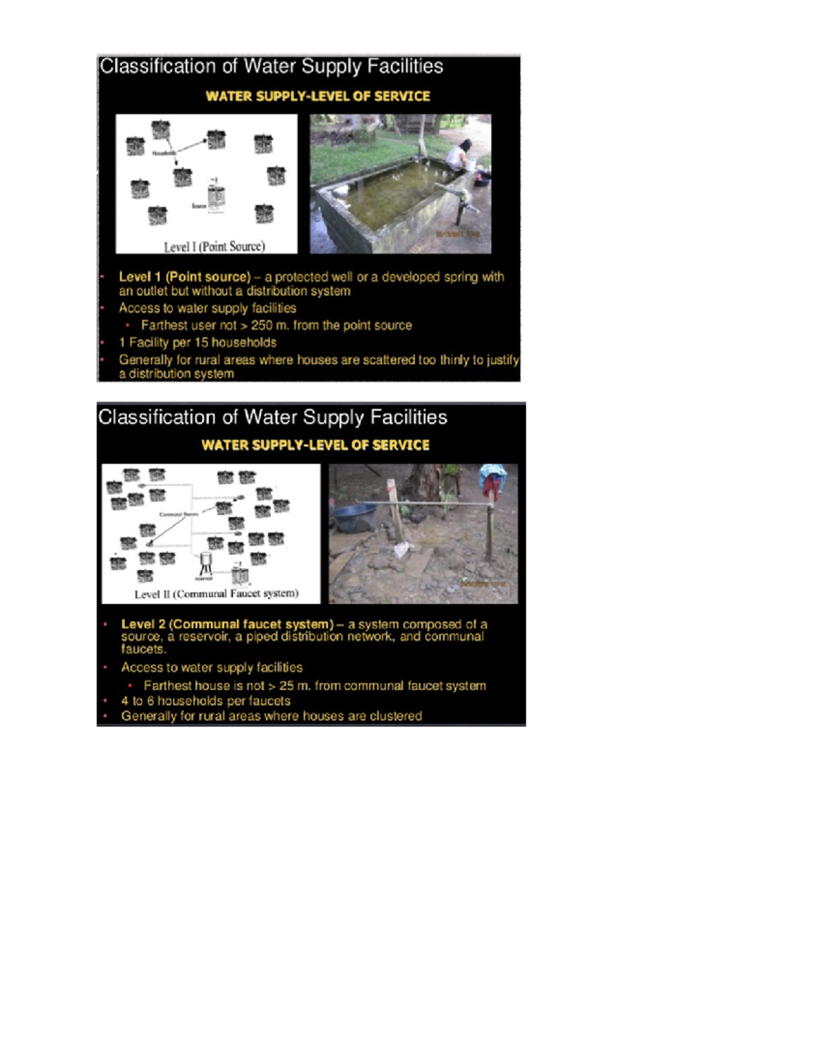 Types of water supply - Reviewer - Nursing - Studocu