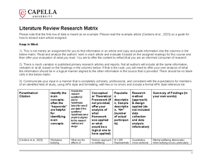 Cf week 6 research concepts research matrix Q1 24 - Research Concepts ...