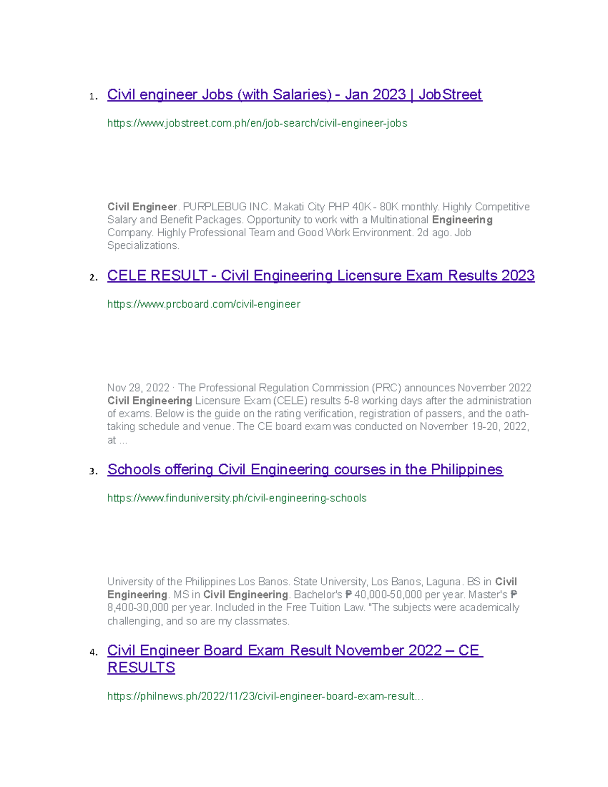 C13 - Engineering - 1. Civil engineer Jobs (with Salaries) - Jan 2023 ...