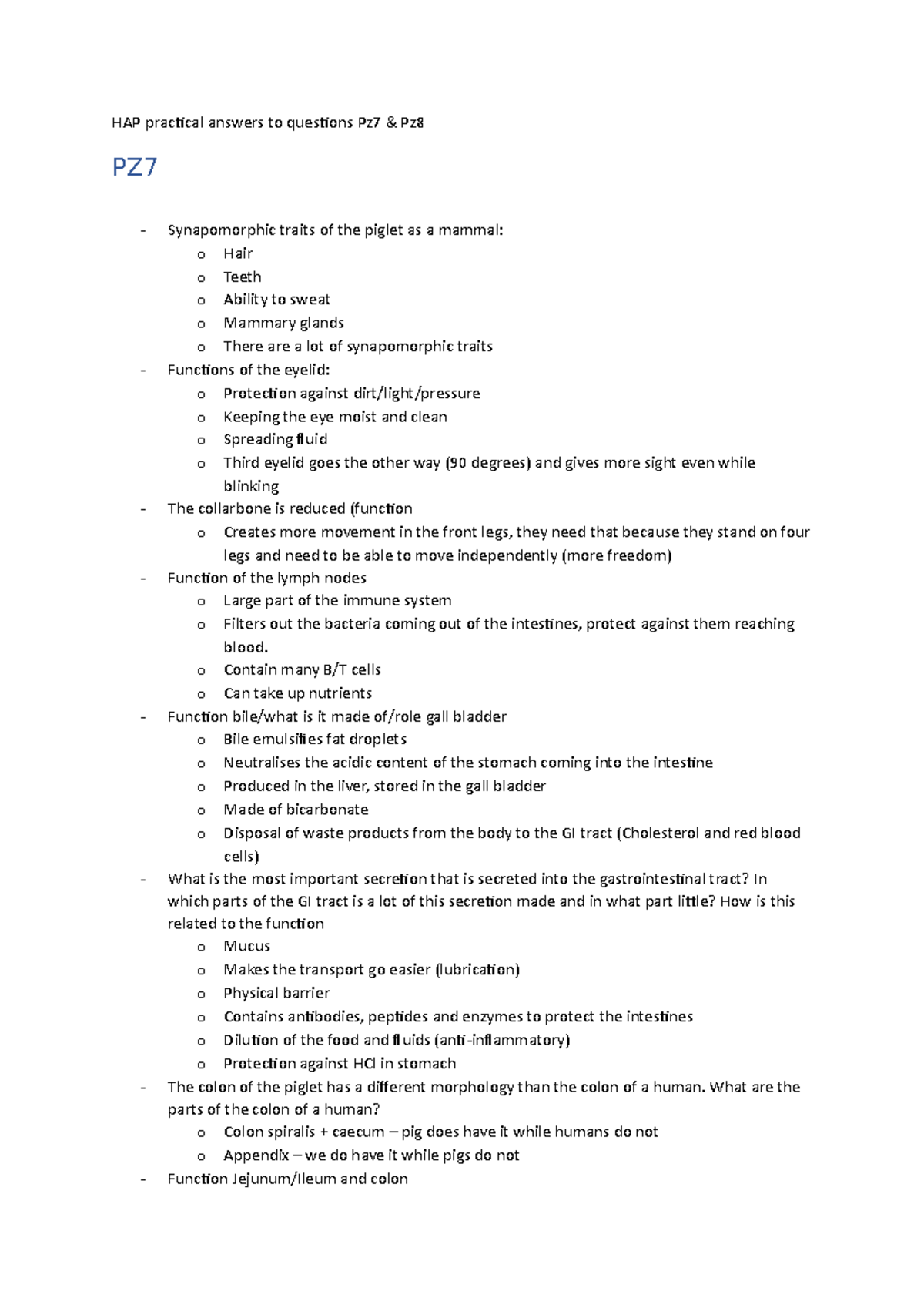 HAP20306 practical question answers - HAP practical answers to ...