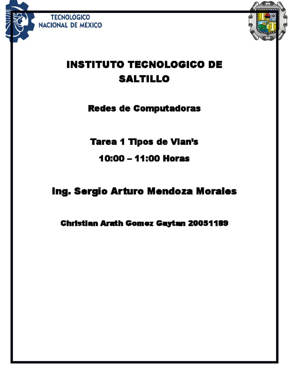 Tarea 1 Tipos de Vlan’s - Hoy en día, una red física está basada ...
