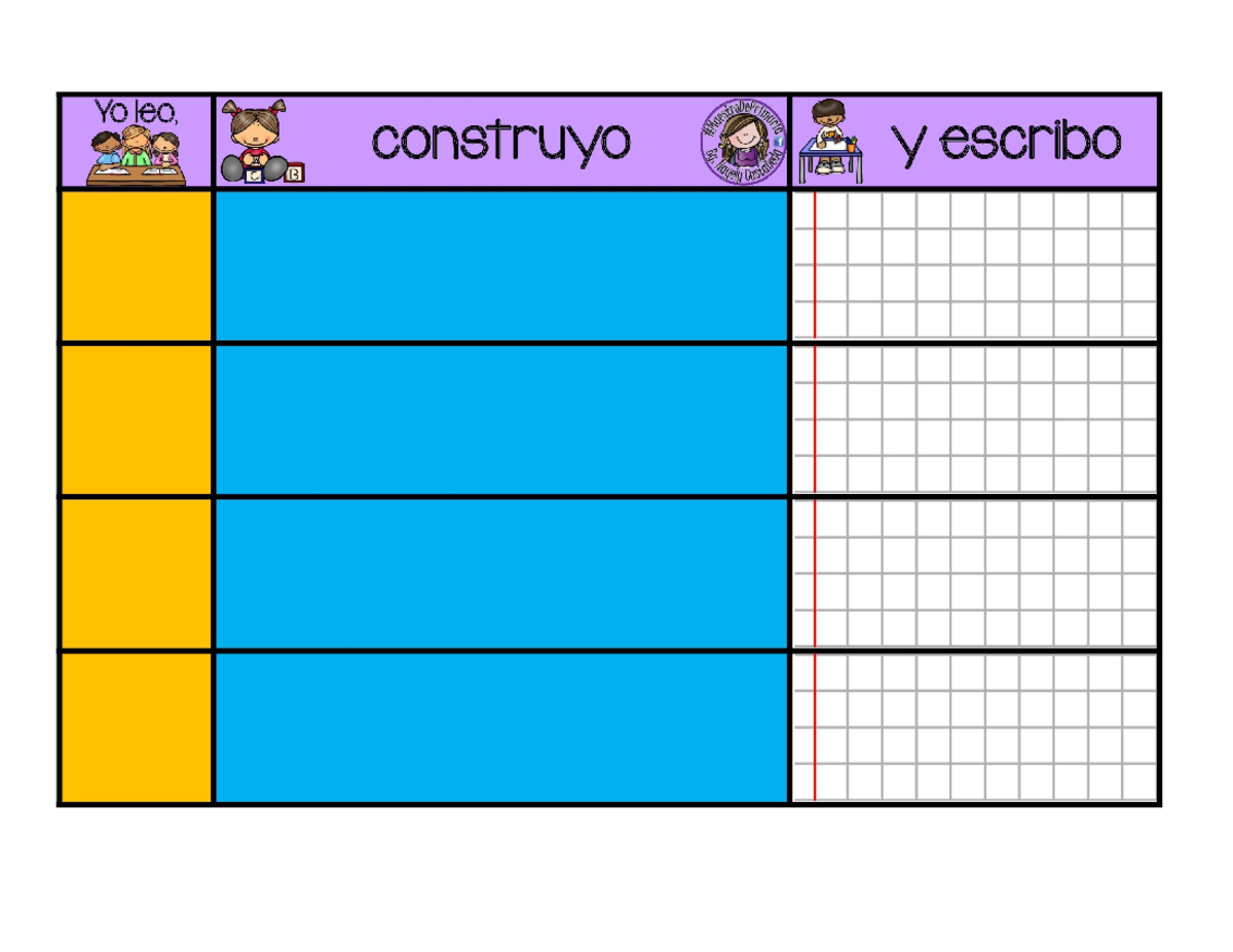 YO LEO, Construyo Y Escribo - YO leo, construyo B ayely Costeman y ...