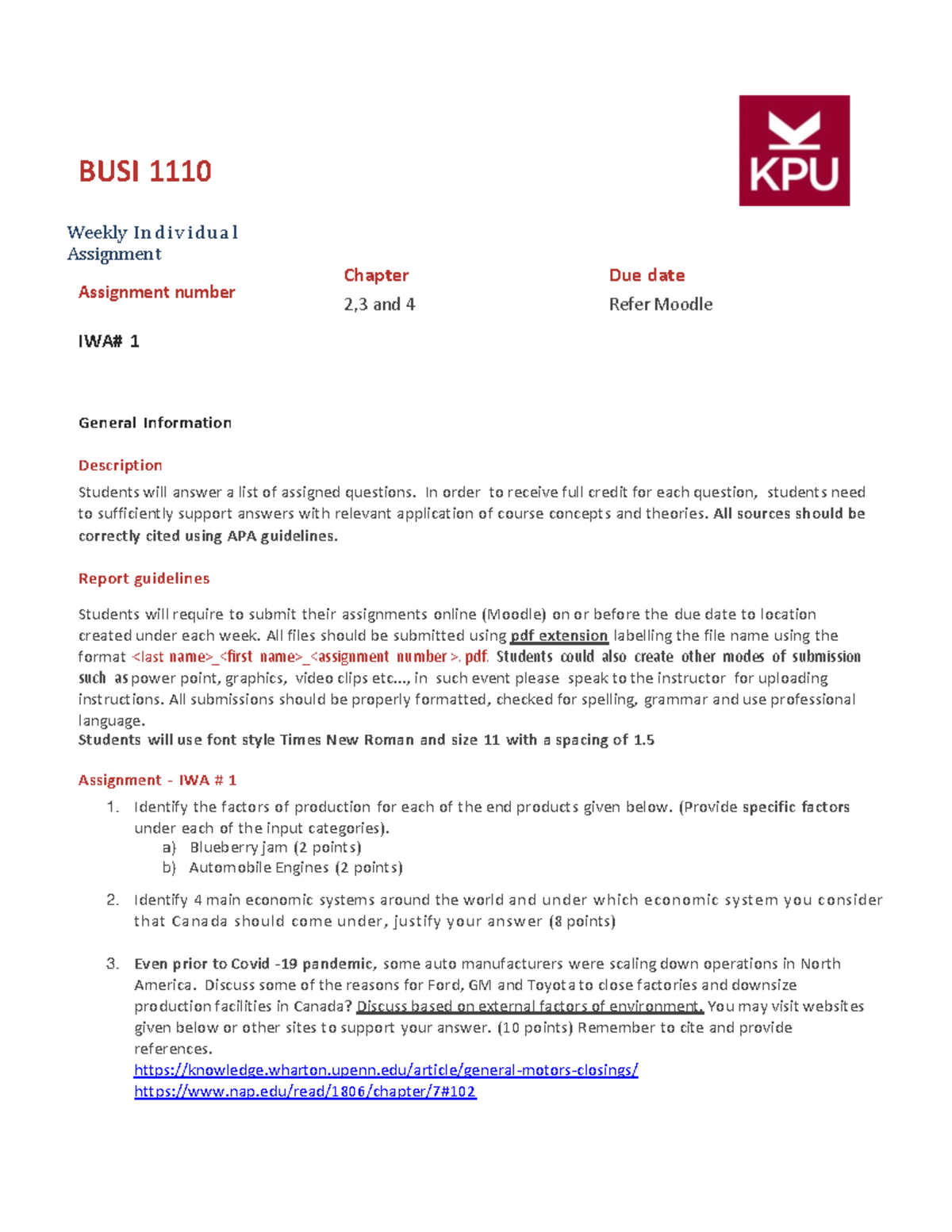 Individual Work Assignment IWA # 1- (chapter 1,2 ,3,4) 1 2022 V3 - OER ...