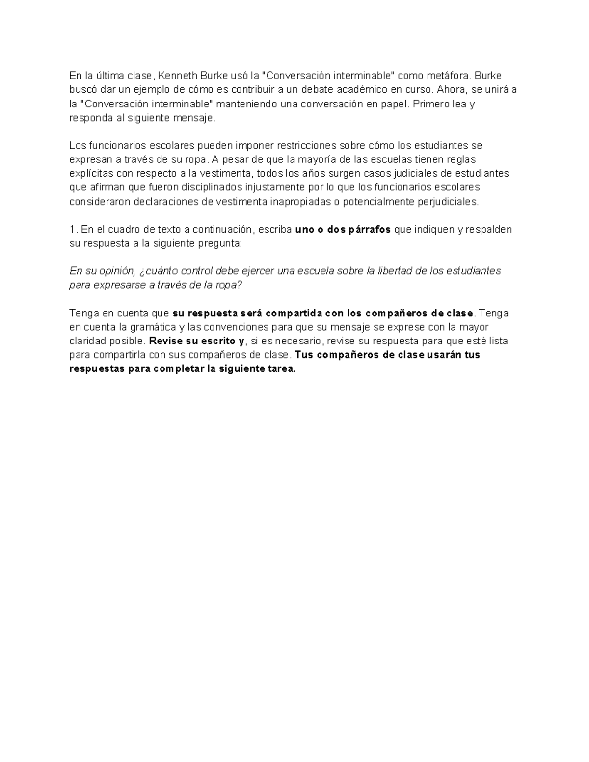 Spanish Translation of Instructions, Joining the Unending Conversation ...