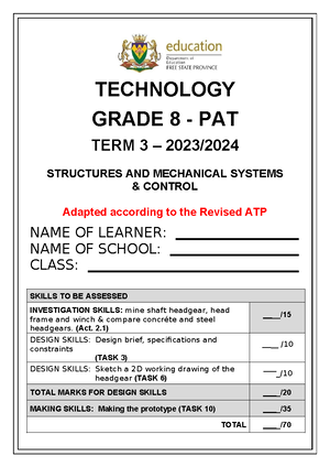 Electrical Technology Grade 12 Term 3 Week 3 2020 - Directorate ...