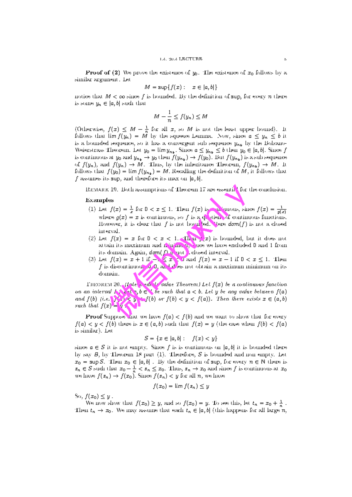 Math 312 Lecture notes 11 - 20 LECTURE 8 Proof of (2) We prove the ...