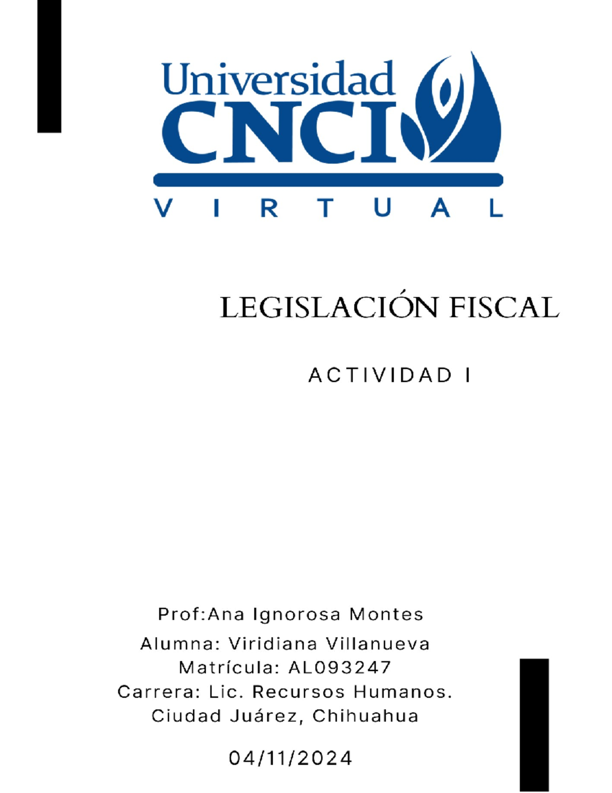 Legislacion fiscal 1 - actividad 1 - Introducción La estructura fiscal ...