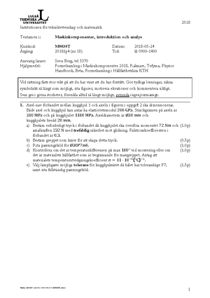 Formelsamling 2019 - Formelsamling FÖR MASKINELEMENT Andreas Almqvist ...