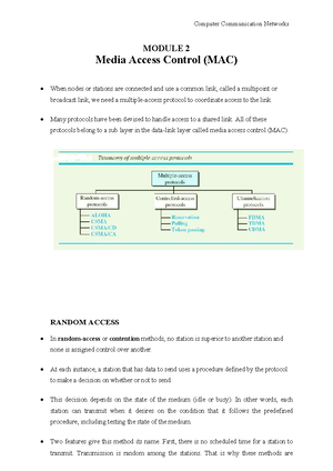 CCN Mod-1-computer communication networks - Computer Communication Network ETE Pag MODULE 1 ...