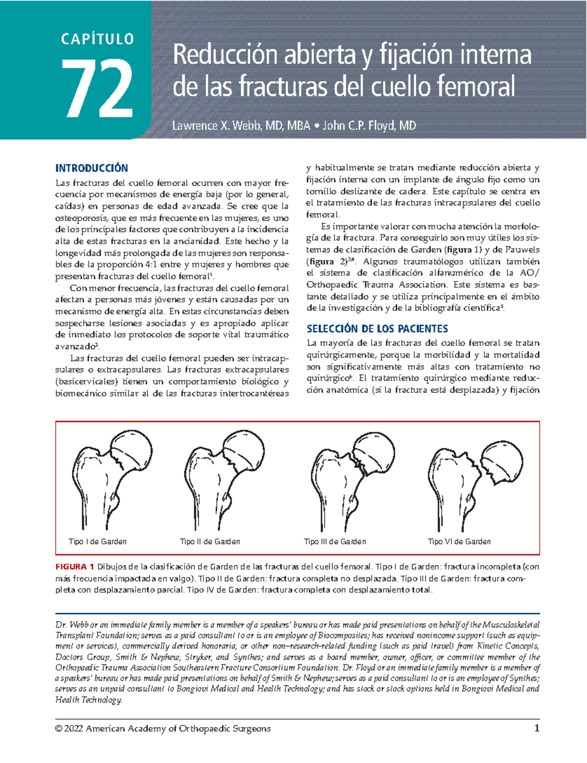 Atlas ch072 - sssss - CAPÍTULO INTRODUCCIÓN Las fracturas del cuello ...