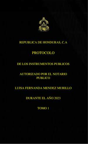 Derecho Notaria Tarea 2 - UNIVERSIDAD TECNOLOGICA DE HONDURAS “UTH ...