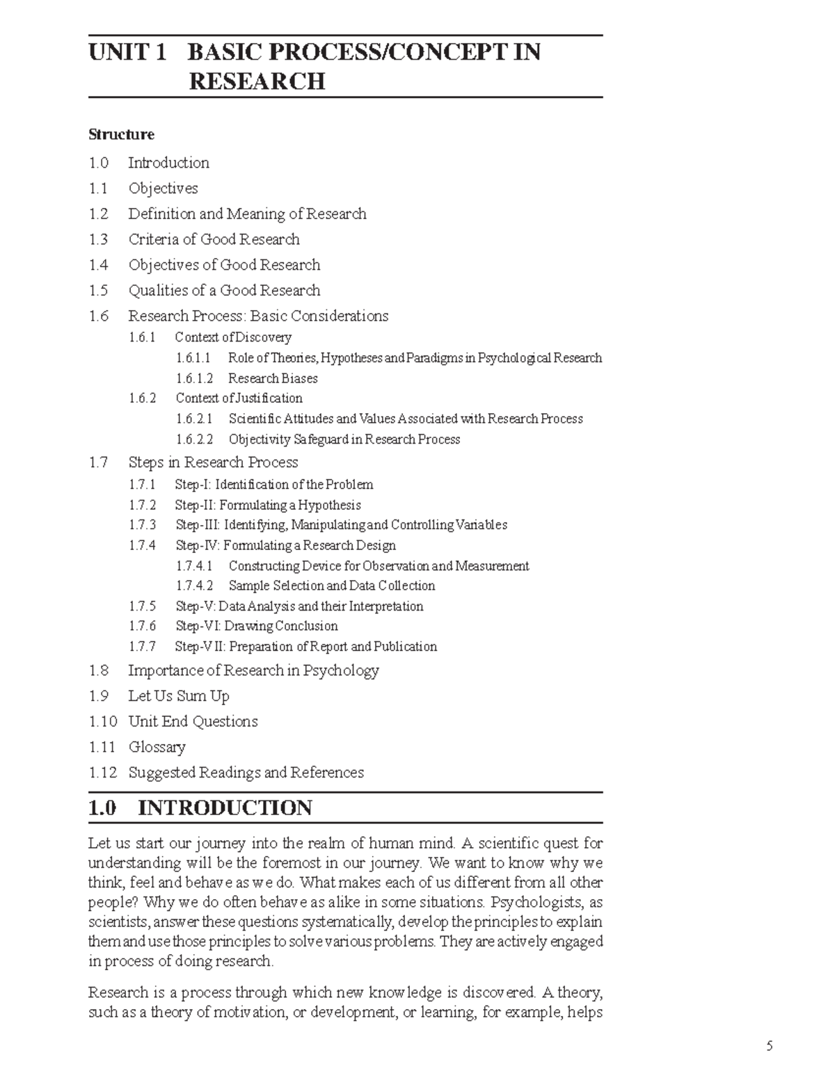 PR 3 - notes - Basic Process/Concept in UNIT 1 BASIC PROCESS/CONCEPT IN ...