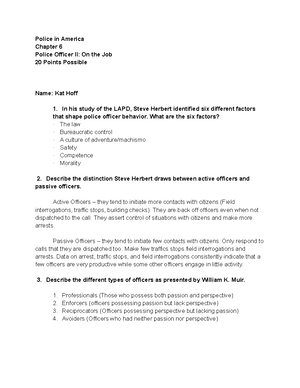 PIA Chapter 8 Worksheet - Police in America Chapter 8 Worksheet ...