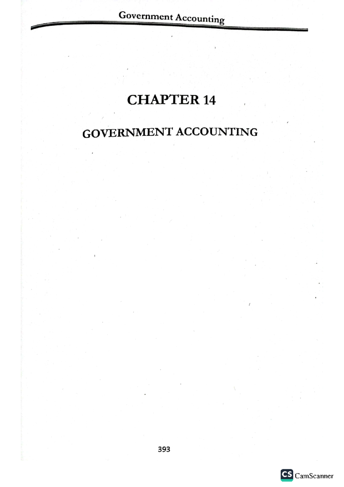 C14 - Government Accounting - The books of accounts and registries of ...