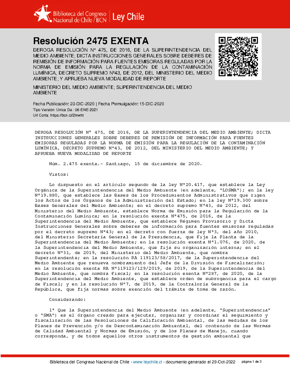 Resolucion-2475 Exenta 23-DIC-2020 - Resolución 2475 EXENTA, MEDIO ...