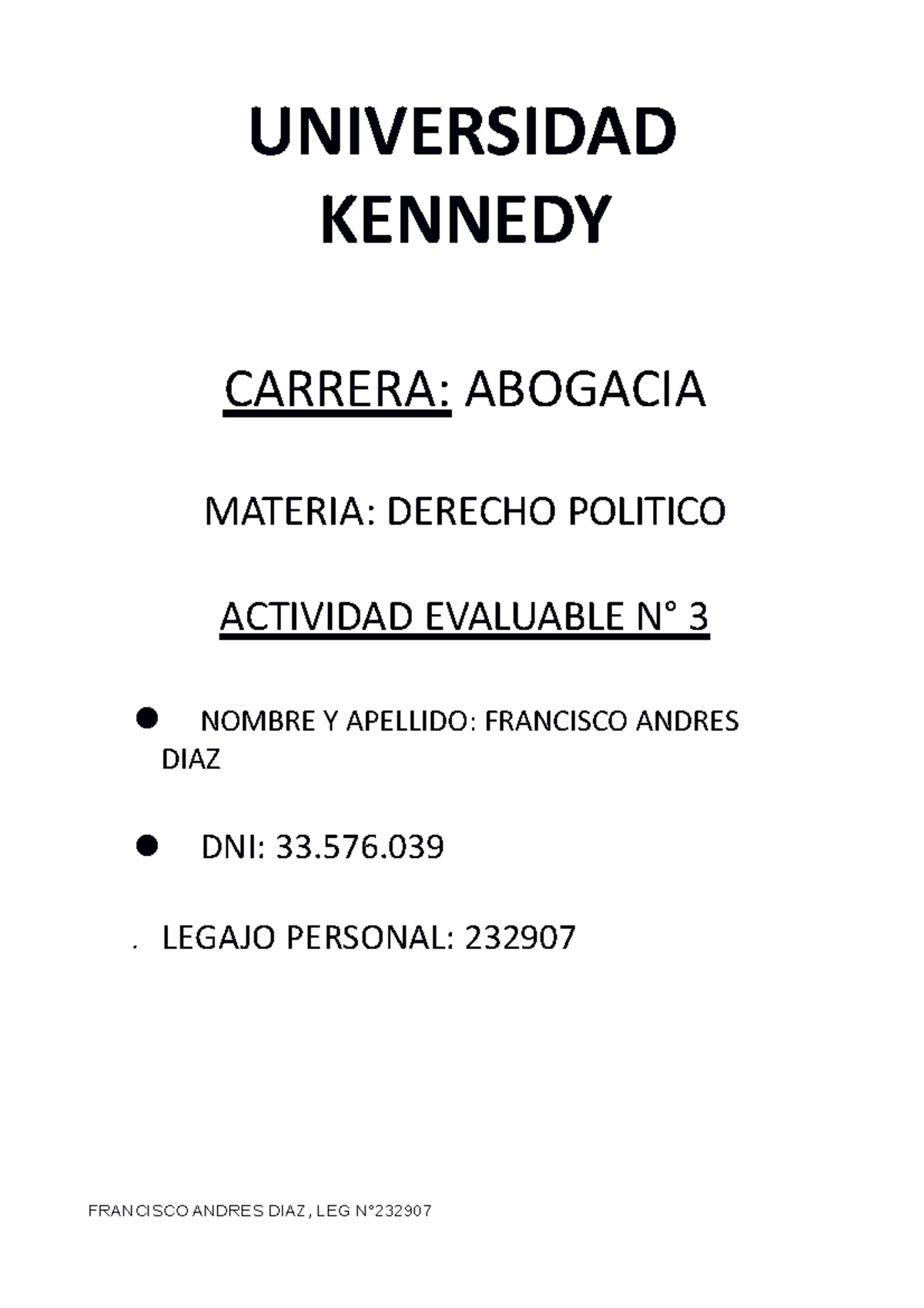 Universidad Kenedy Actividad Evaluable 3 DP (1) - UNIVERSIDAD KENNEDY ...