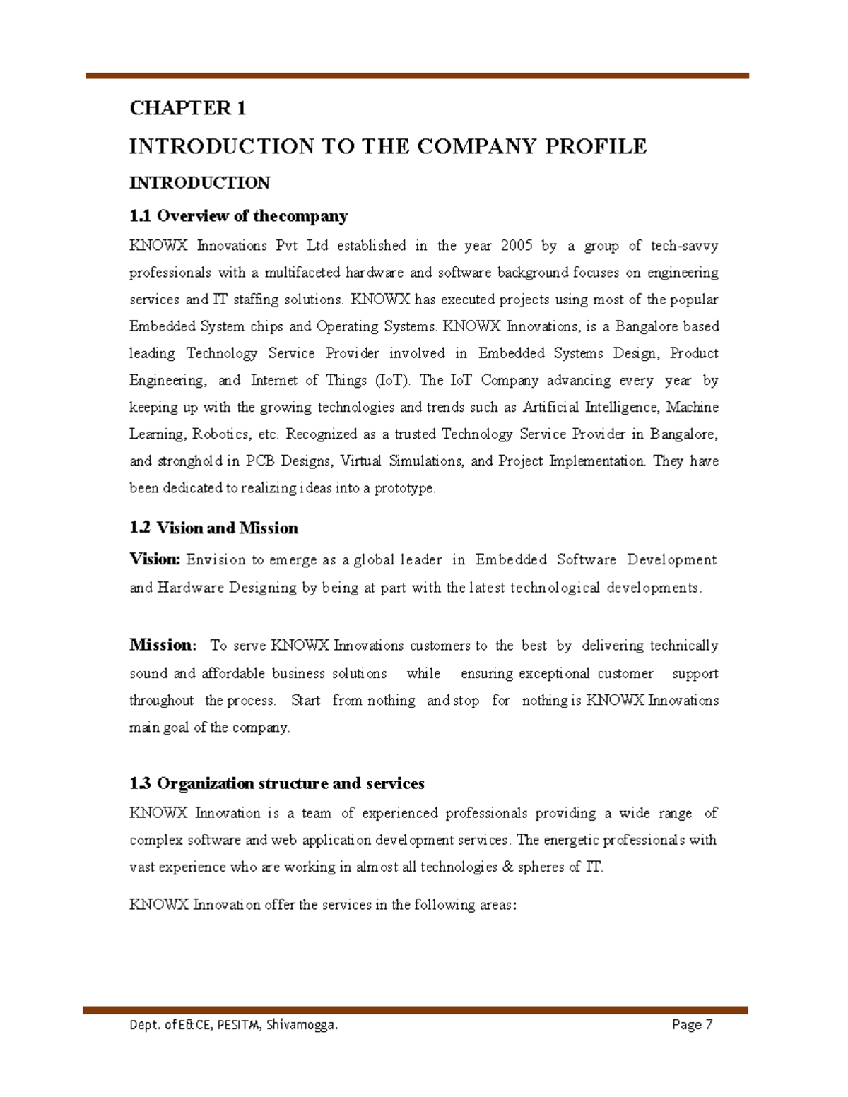 Ram project - CHAPTER 1 INTRODUCTION TO THE COMPANY PROFILE ...