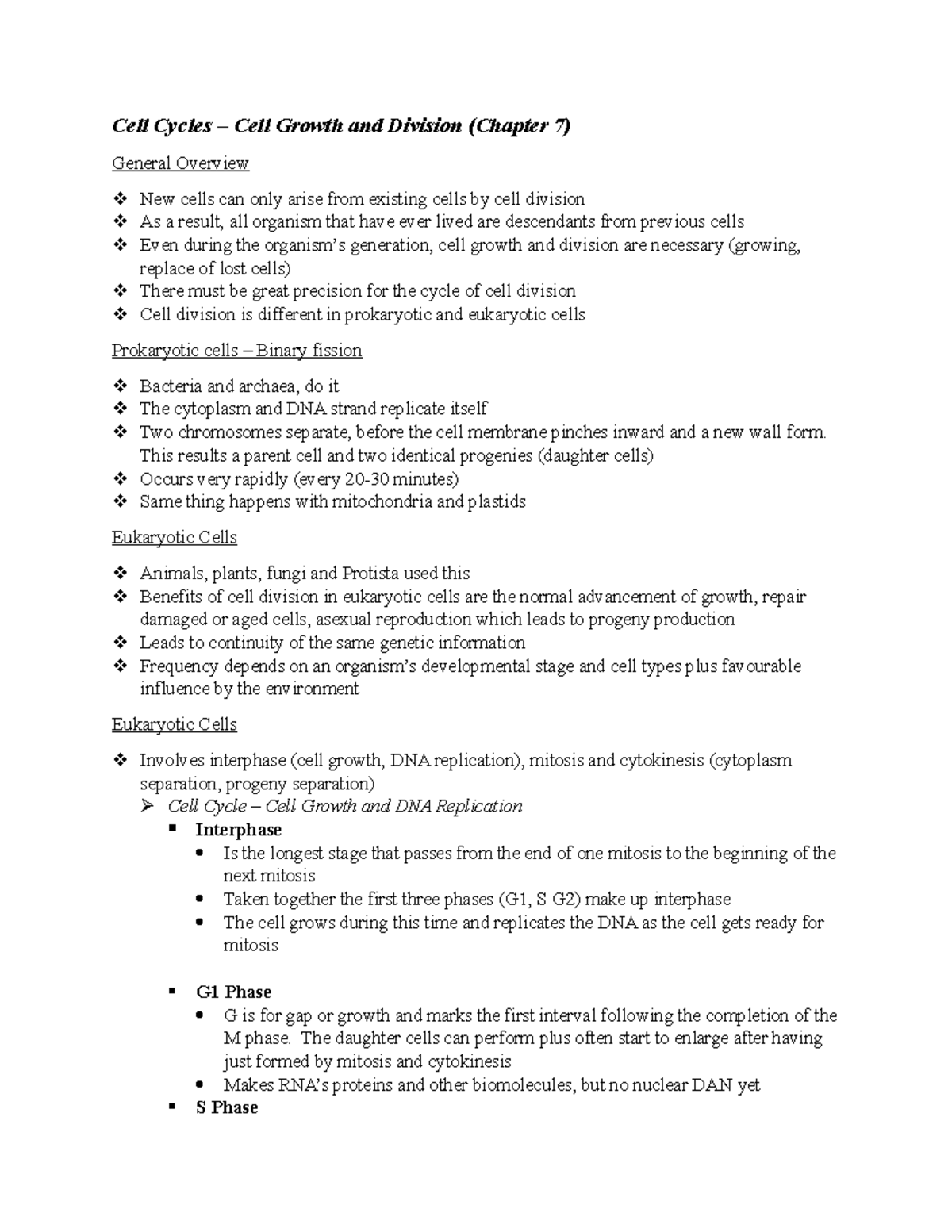 biology-120-notes-chapter-7-and-8-cell-cycles-cell-growth-and