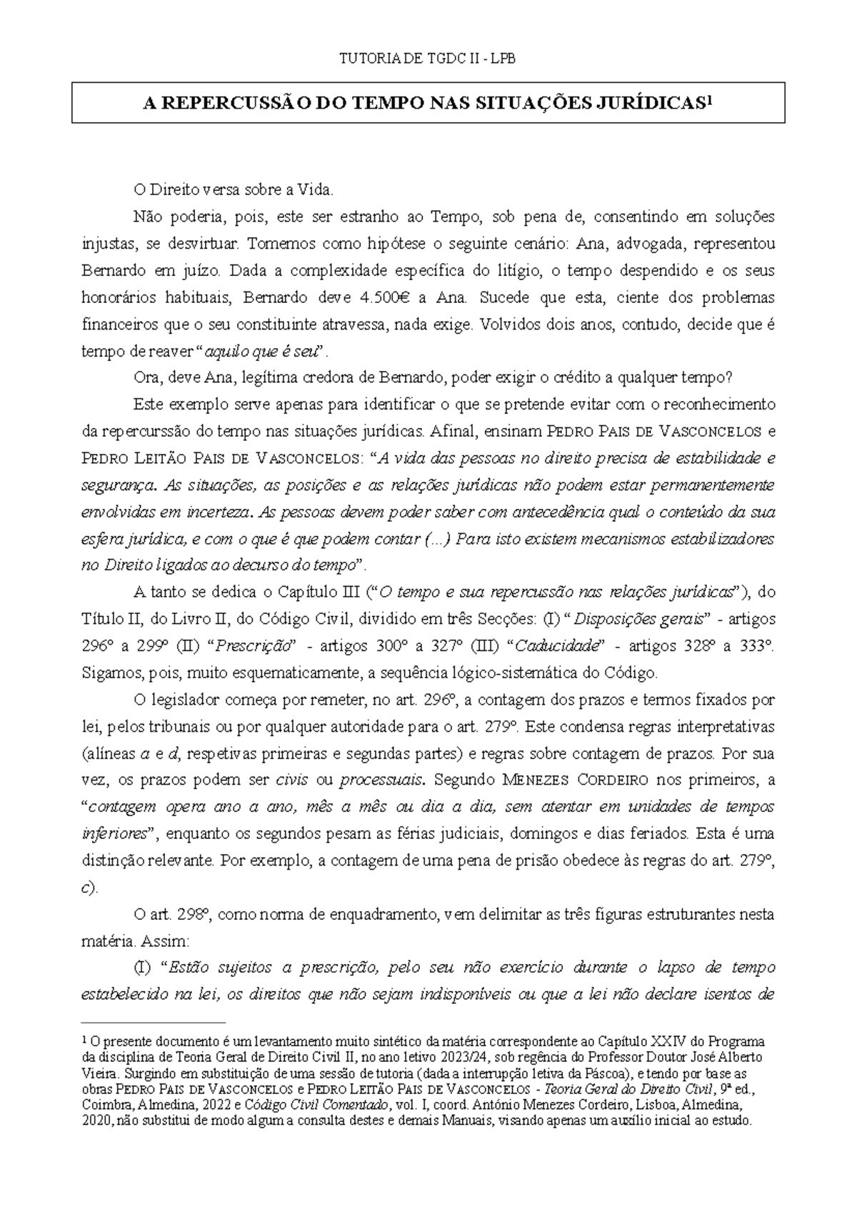 Tutoria TGDC II TC - distinções básicas tgdc ii nj e representação ...