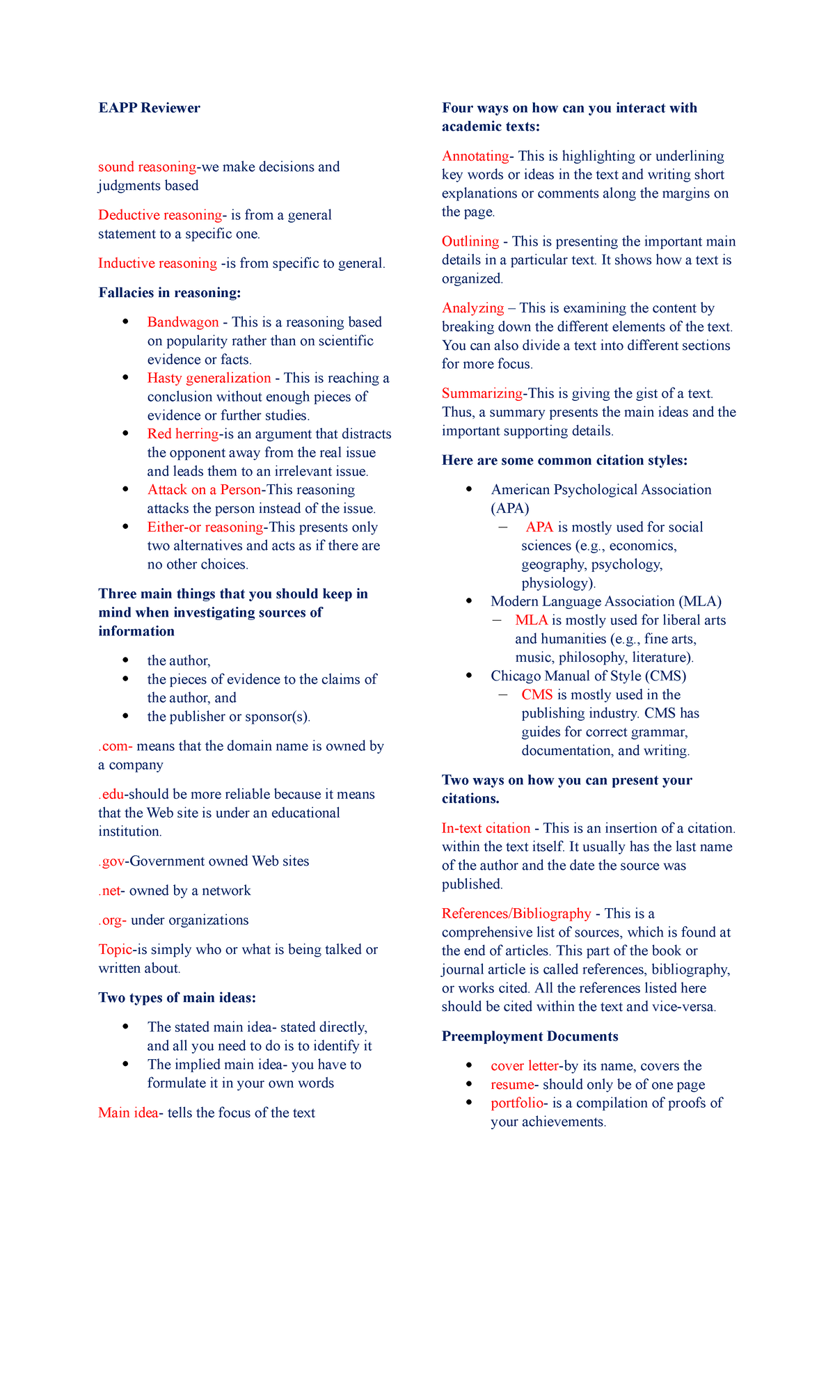 EAPP-Reviewer - REVIEWER - EAPP Reviewer sound reasoning-we make ...