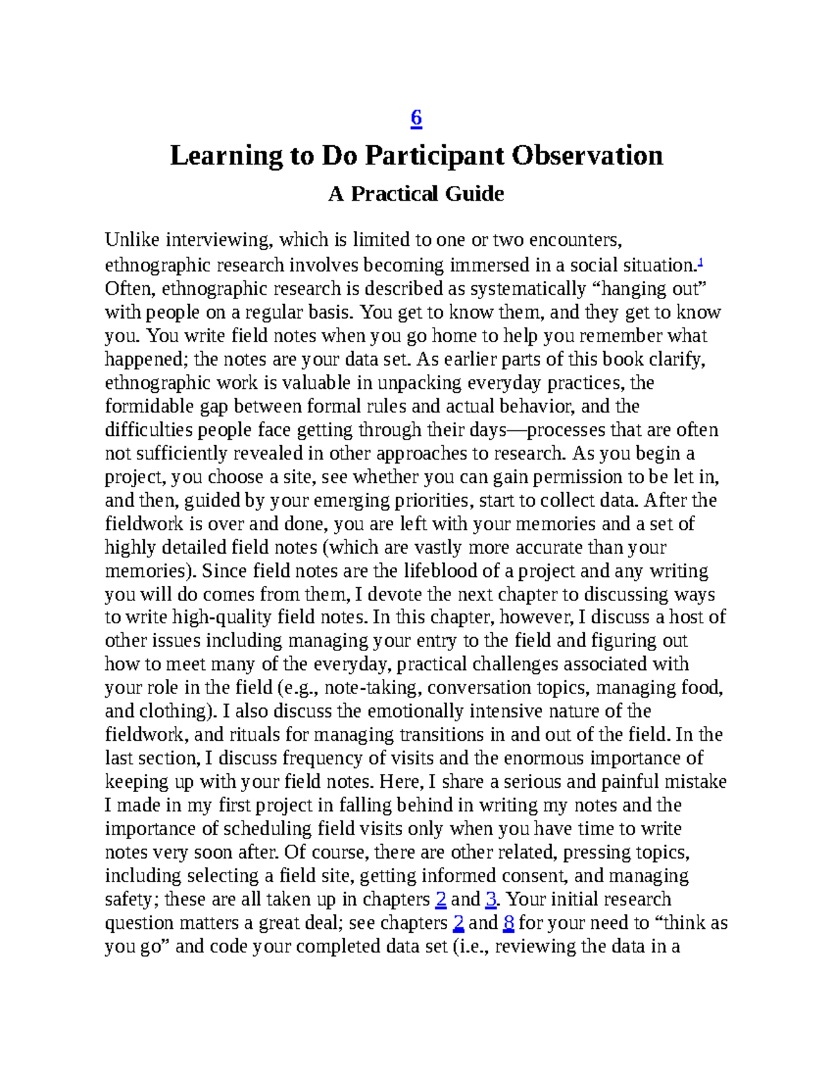 Ch 6 - Listening to People - A Practical Guide to Interviewing ...