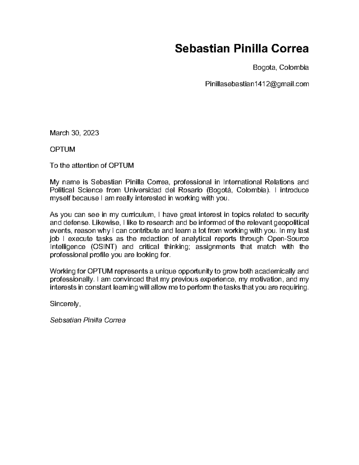 Cover LeaSDAStter. 1 - Sebastian Pinilla Correa Bogota, Colombia ...