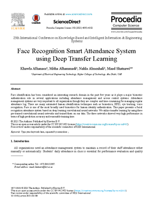 Attendance Management System using Facial Recognition - Attendance ...