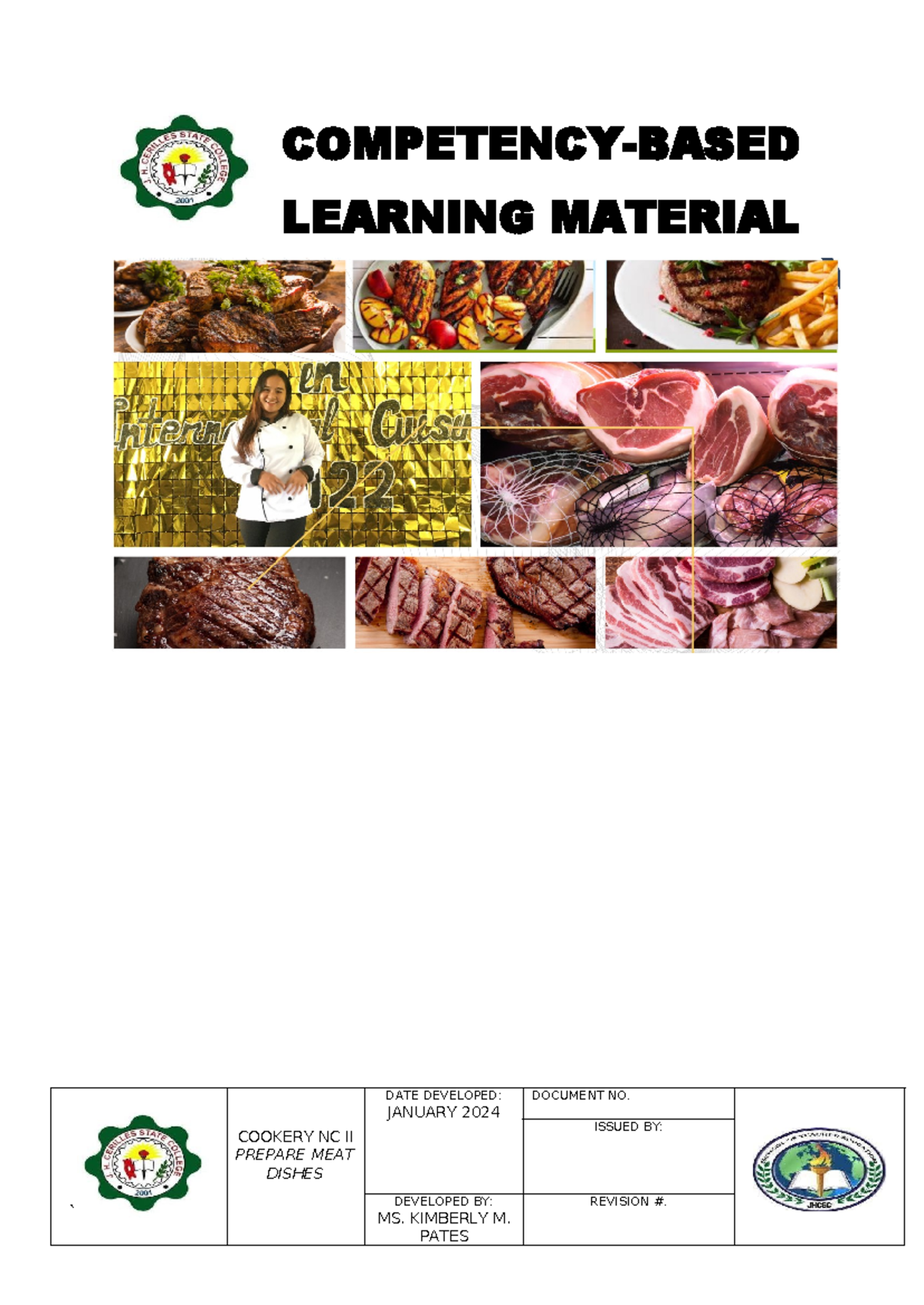 Table OF Contents ( Pates) - COMPETENCY-BASED LEARNING MATERIAL ...