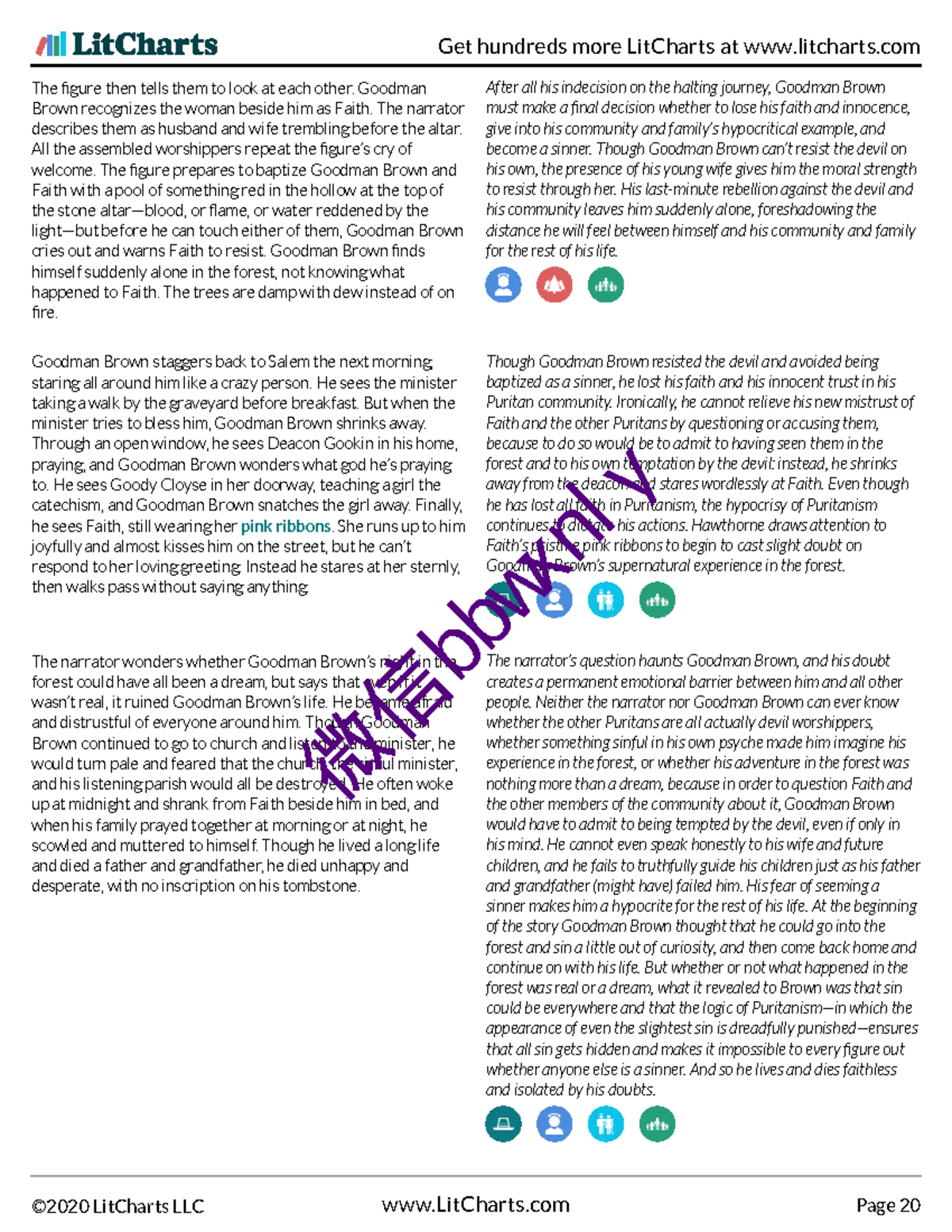 Young-Goodman-Brown-Lit Chart 20 - The figure then tells them to look ...