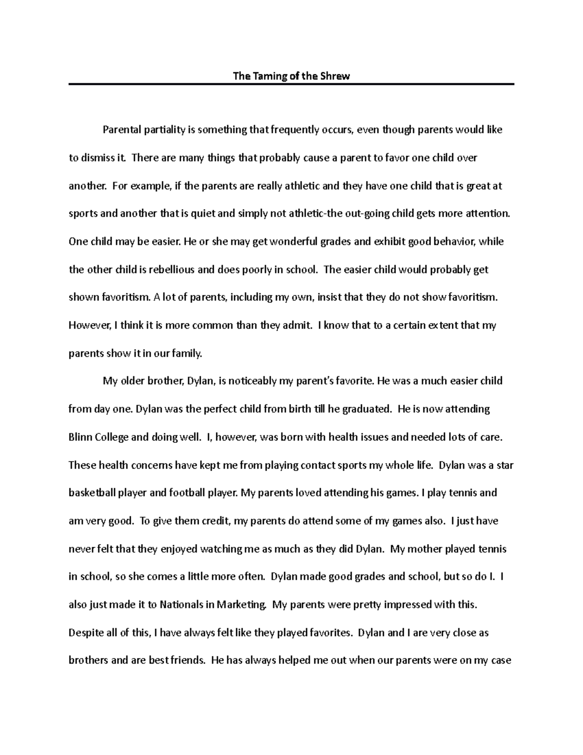 Taming of the Shrew - Grade: A - The Taming of the Shrew Parental ...