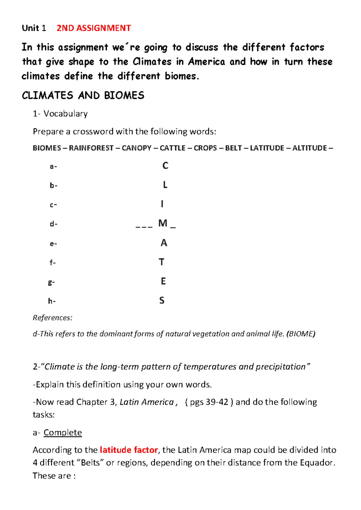 2nd Assignment (1) pdf - aaaa - Unit 1 2ND ASSIGNMENT In this assignment we ́re going to discuss ...