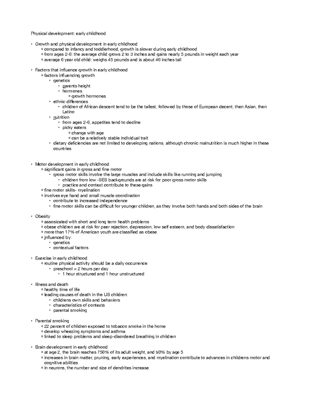 Chapter 5 Physical Development Early Childhood Physical Development chapter-5-physical-development-early-childhood-physical-development