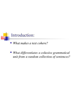 Standards OF Textuality - THE SEVEN STANDARDS OF TEXTUALITY “A TEXT ...