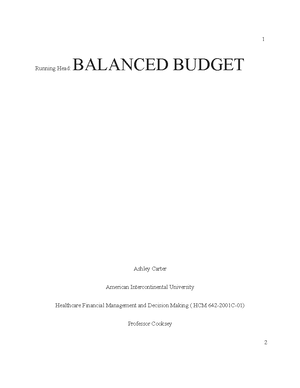 Study 2020 - 1 Running Head: CASE STUDY Ashley Carter American ...