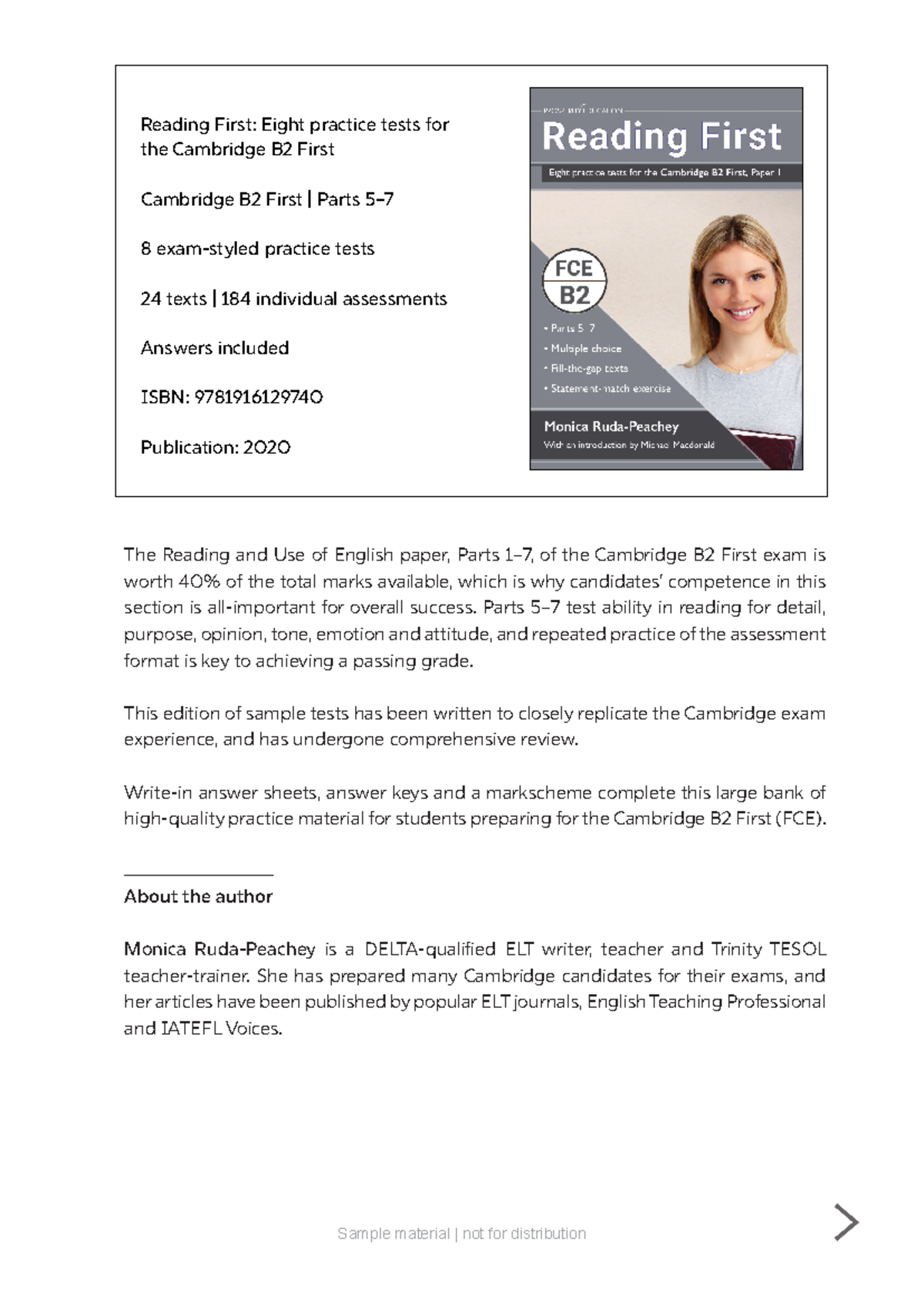 Cambridge b2 reading - improve your English - The Reading and Use of ...