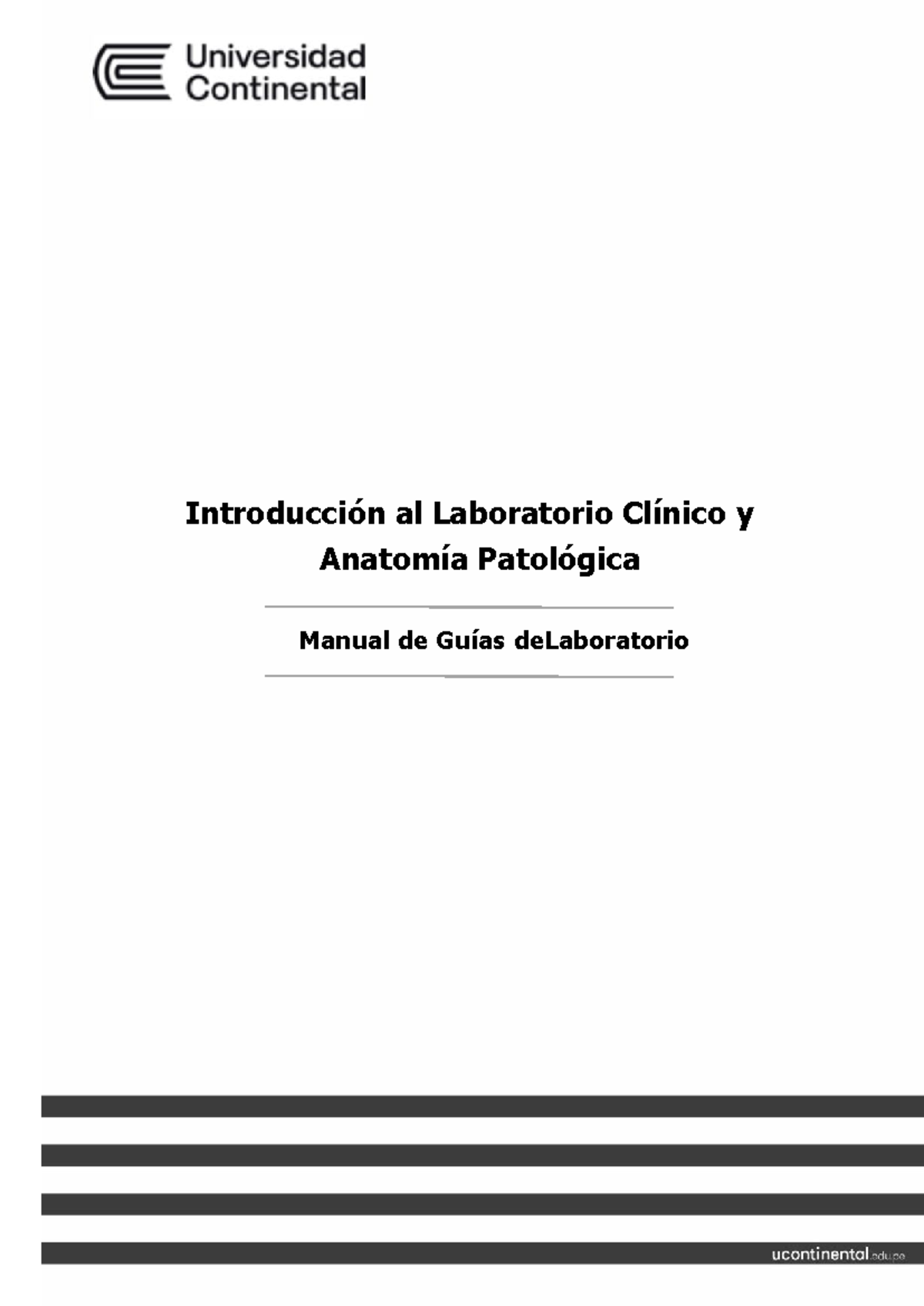 Guias DE Laboratorio - Introducción AL Laboratorio Clinico - 2024 Actualizado - Introducción al ...