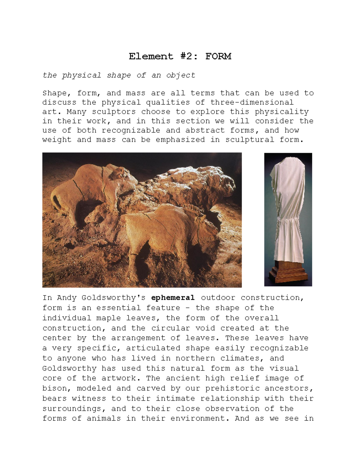 Element 2 Form - Professor Montoya Detailed Class Notes - Element #2 ...