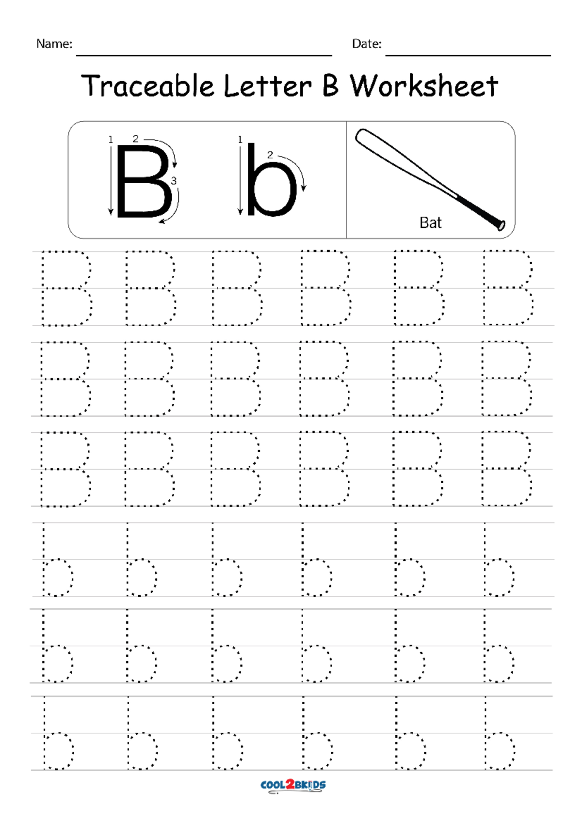 Letter B Traceable Worksheets - Computer Programming 1 - Studocu