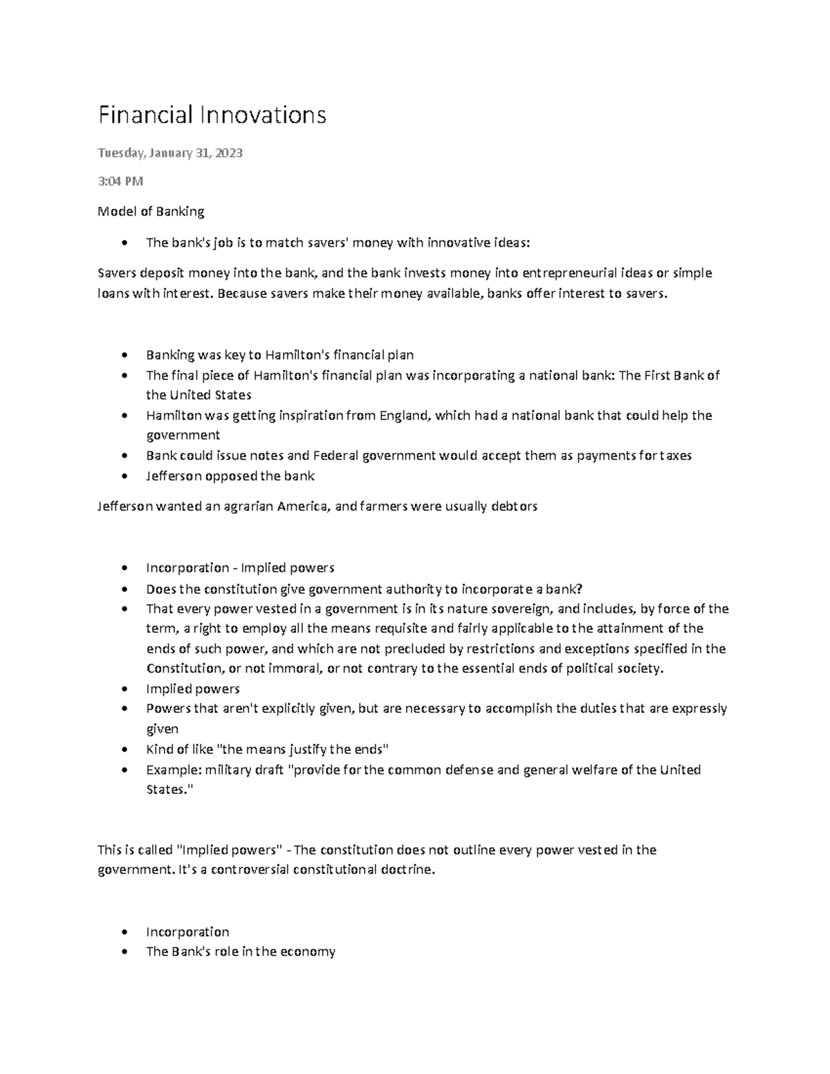 Financial Innovations in the USA - Financial Innovations Tuesday ...