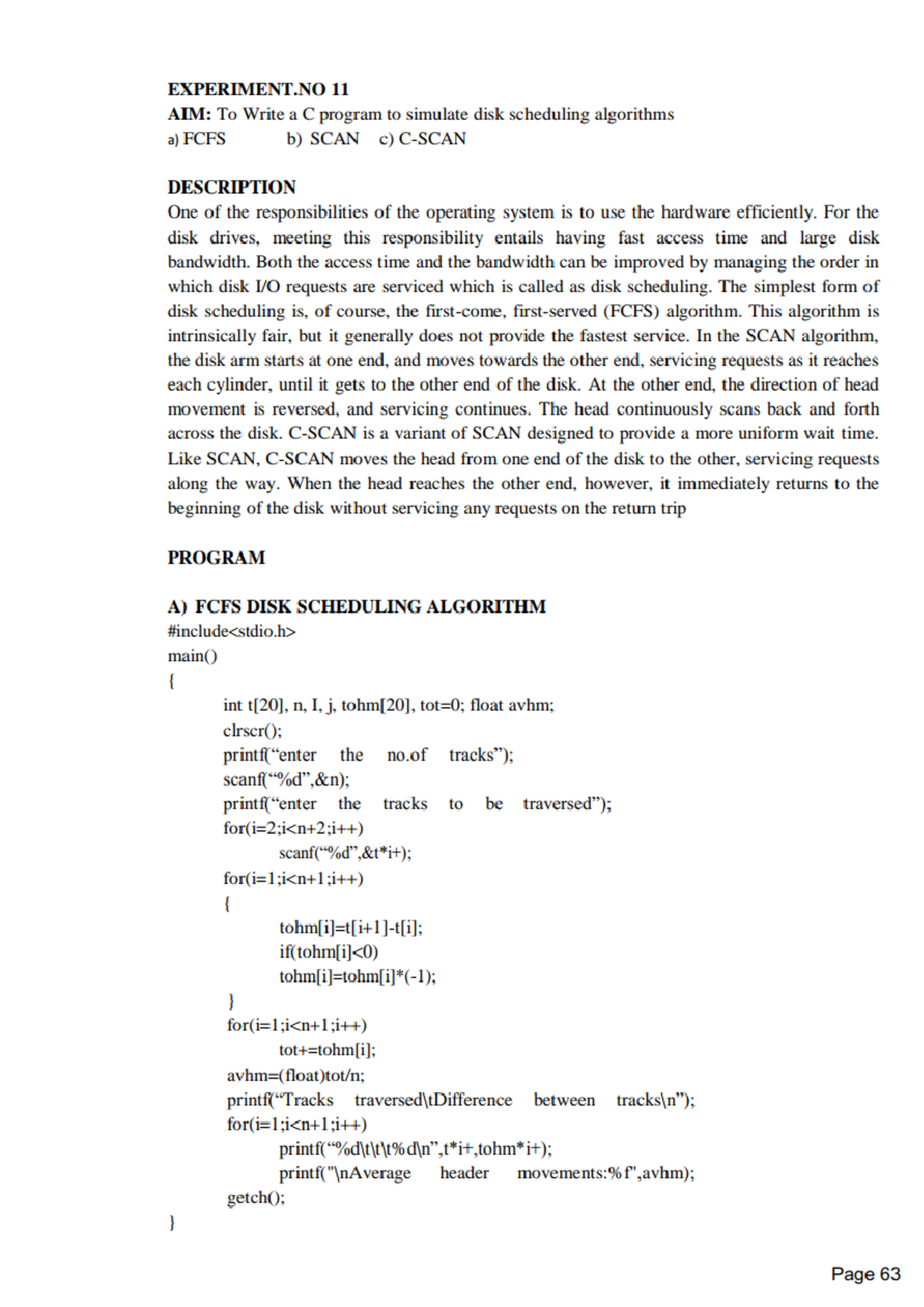 Disk scheduling algorithm s - Quality Engineering - Studocu