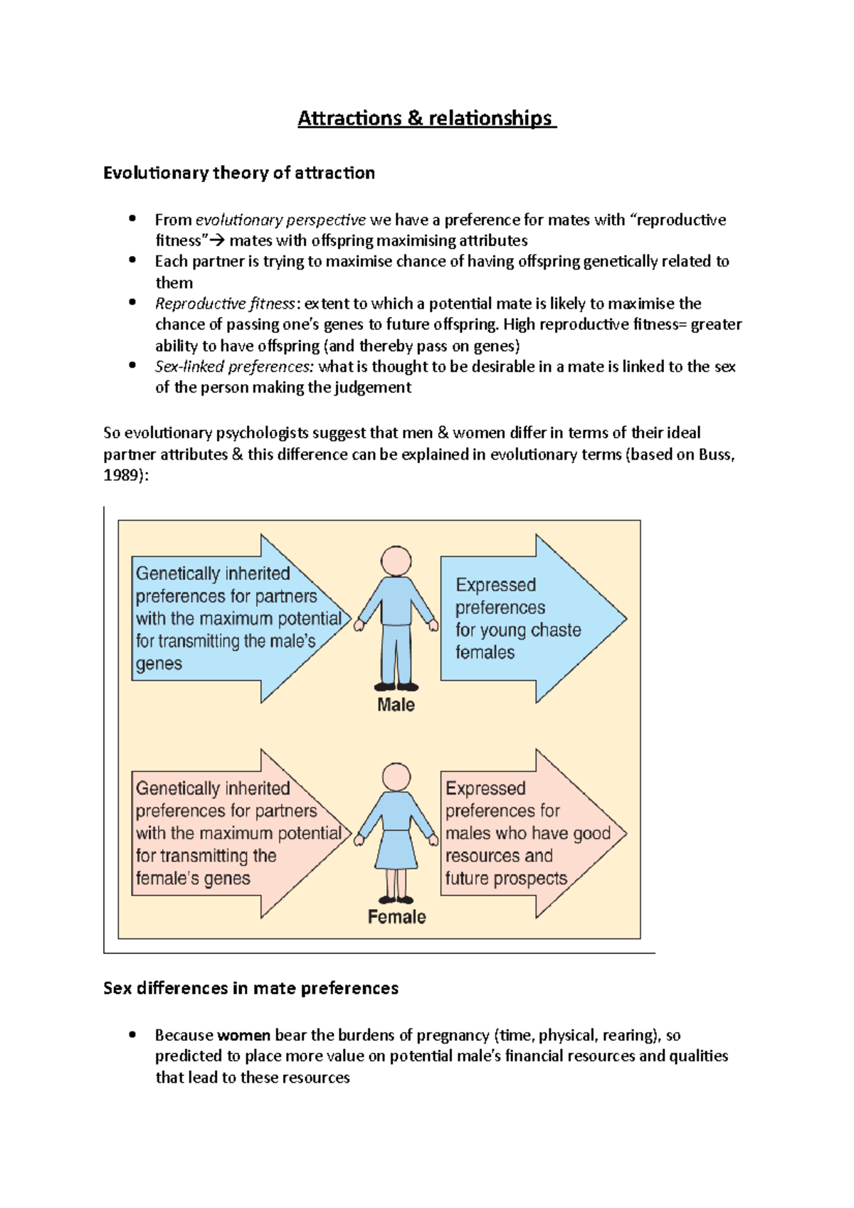 Attractions & relationships - Attractions & relationships Evolutionary ...