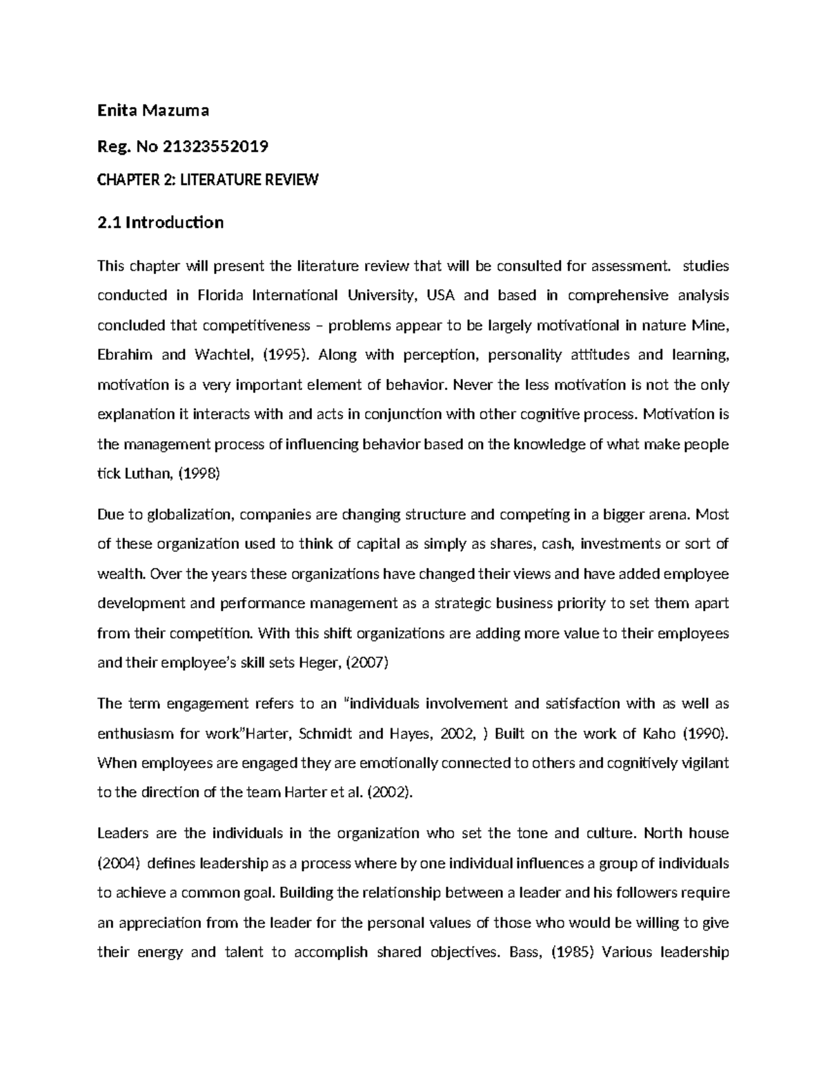 Chapter 2&3 final - Tutorial work - Enita Mazuma Reg. No 21323552019 ...