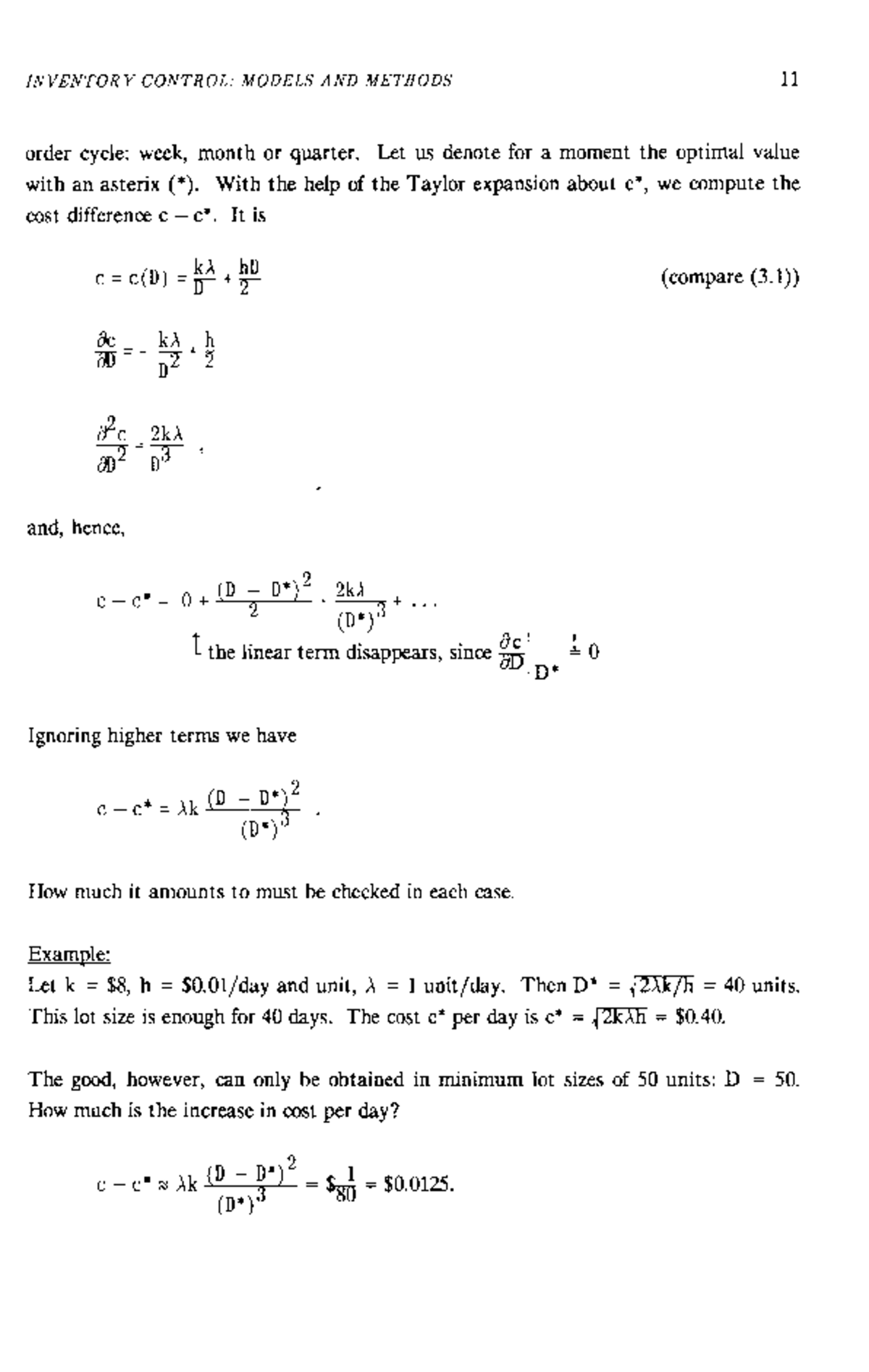 INDU 434- Lecture 2 - INVENTORY CONTROL: MODELS AND METHODS 11 order ...
