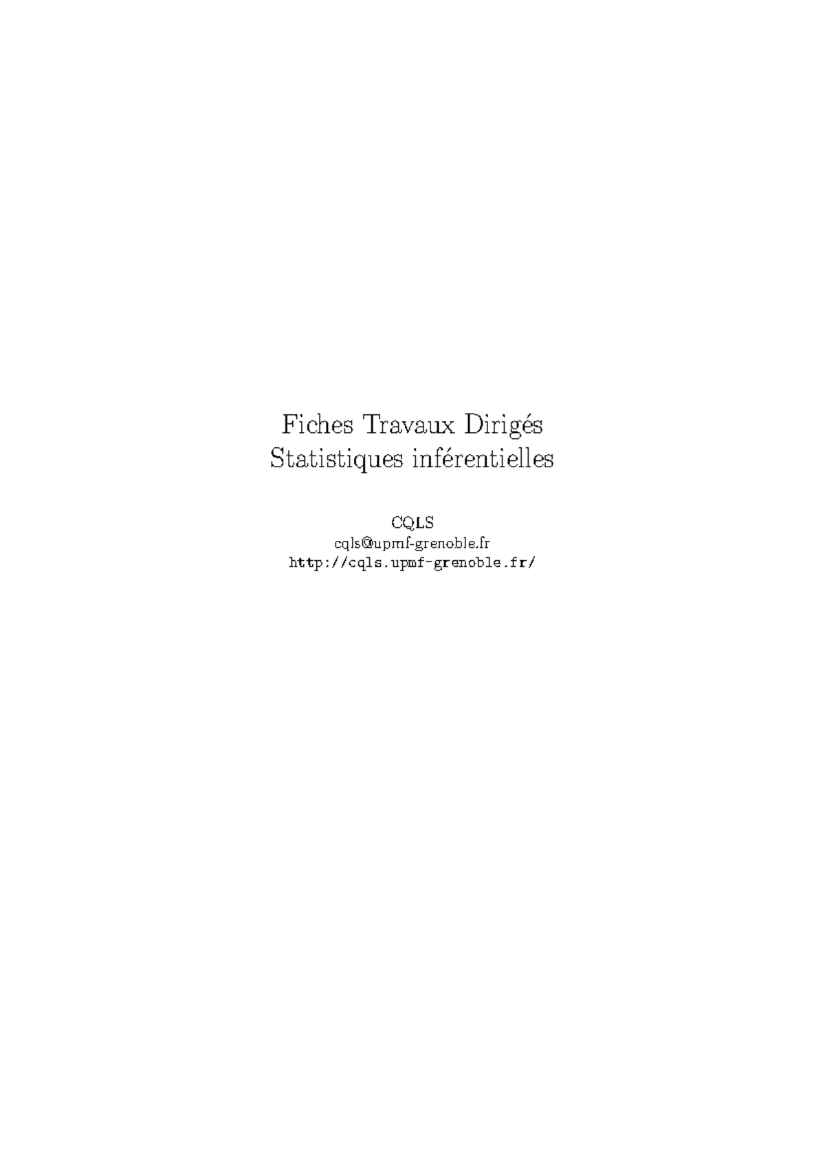 Fiche Td correction-2 - statinf - Fiches Travaux Dirig ́es Statistiques ...