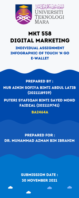 THE TUTORIAL FOR SUBJECT MKT558 CHAPTER 1 - Digital Marketing - UiTM ...