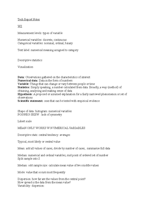 Levels of Measurement – QS104 - Levels of Measurement – QS104 (Lecture ...
