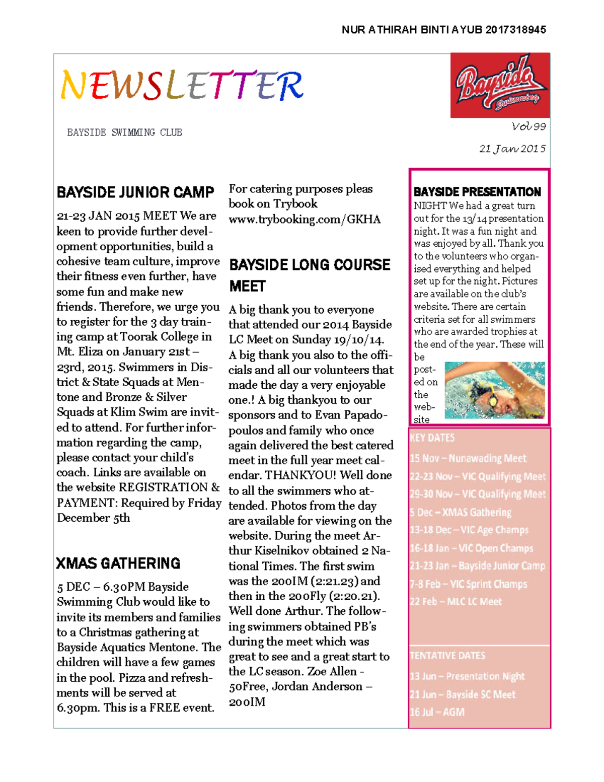 OBM 255 - Newsletters - This is the flyers assignment that we need to ...